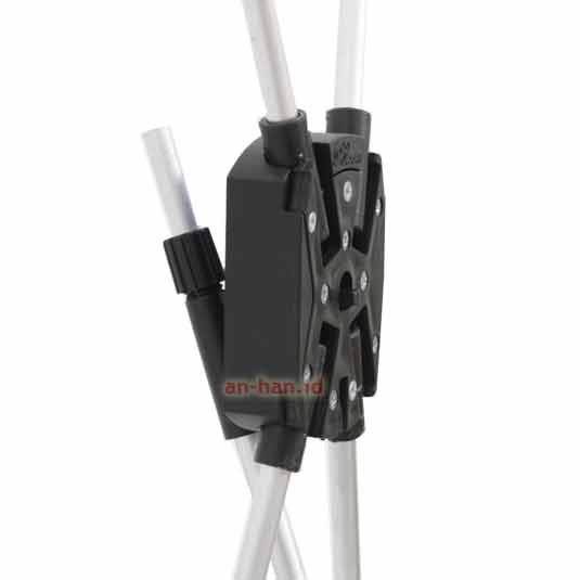 Stand X Banner Silver Rp23k Exbener Adjust Aluminium - AnHan